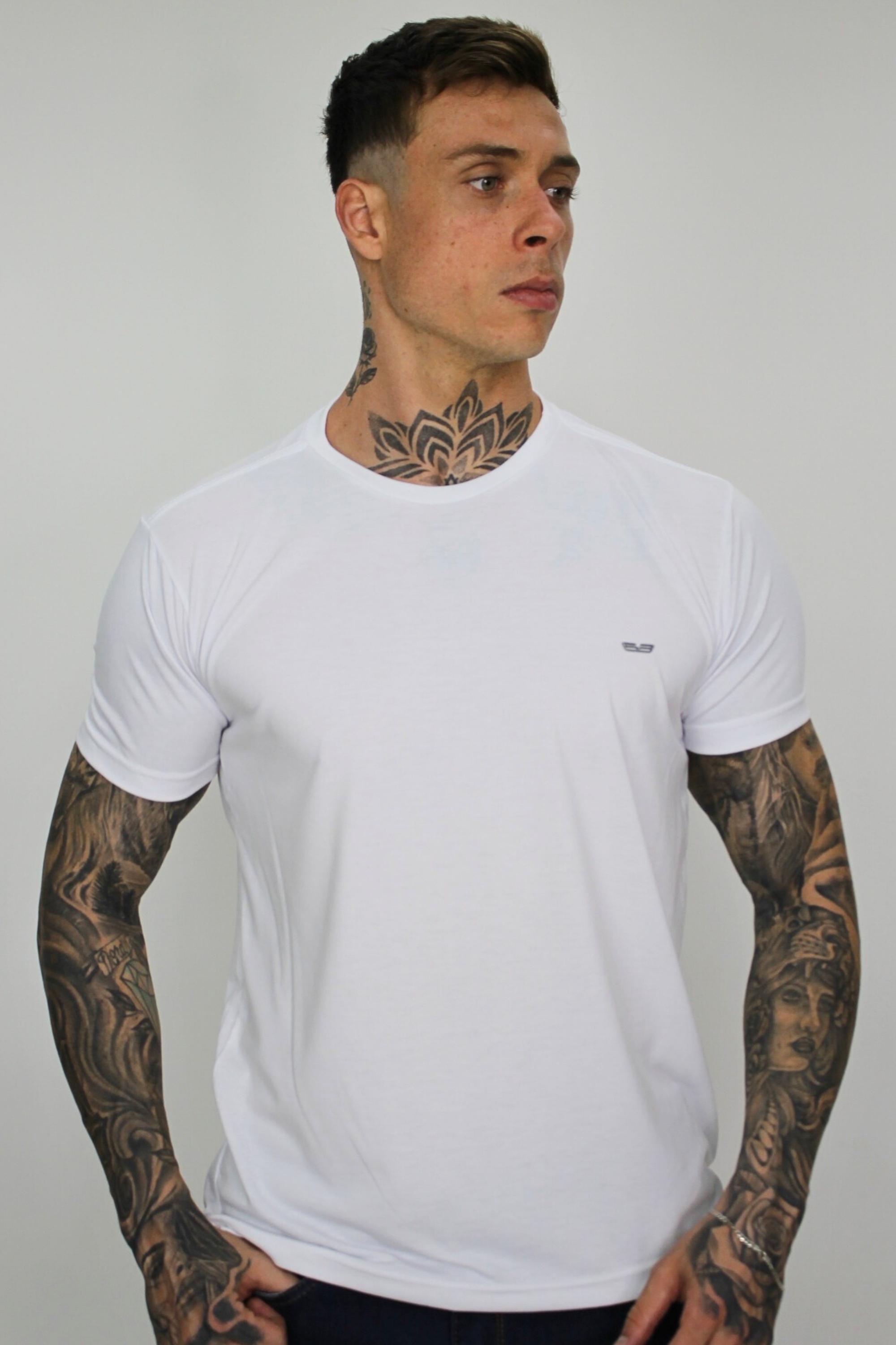 GAGNOA - CAMISETA BRANCA BÁSICA A simplicidade que impressiona!